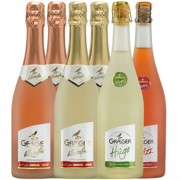 Graeger Sekt Alkoholfrei Probierpaket im Angebot Graeger Sekt Alkoholfrei Probierpaket im Angebot